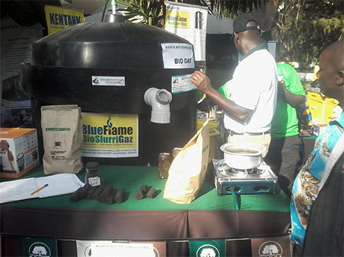 KENTAINERS: BlueFlame BioSlurriGaz at Nairobi International Fair ...